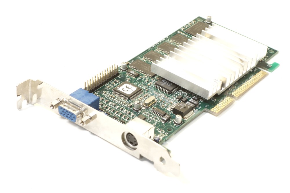 3dfx Voodoo 3 3000 16MB AGP 3.3V TV-out Vintage Retro Graphics Card STB ...