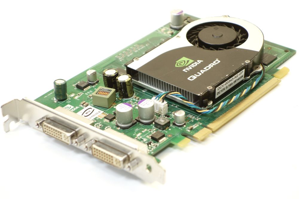 nVidia Quadro FX570 256MB DDR2 PCIe Video Card Grafikkarte Dual DVI ...
