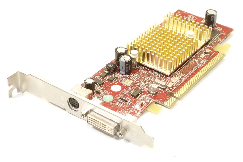 Foxconn ATI Radeon X1300 128MB DDR PCIe Graphics Video Card DVI E-G012 ...