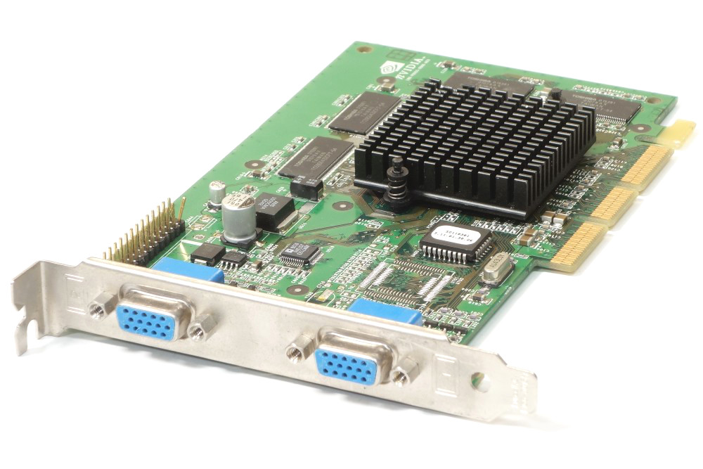 Elsa Synergy III nVidia Quadro2 MXR 32MB AGP Video Card 2x VGA Q2MXR ...