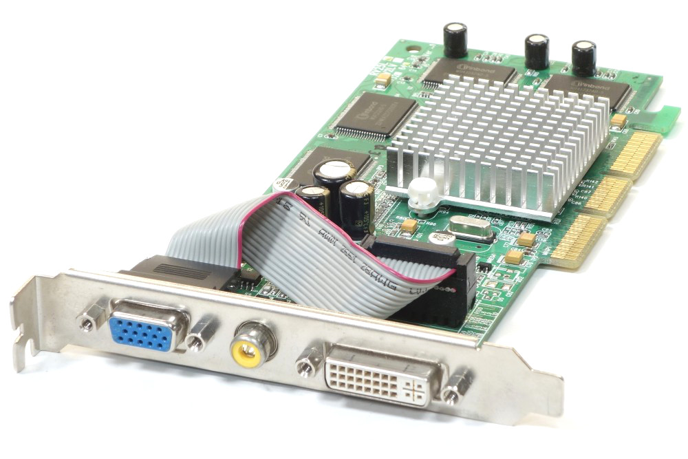 ATI Radeon 9000 64MB DDR AGP Computer Graphics Card Grafikkarte DVI-I ...