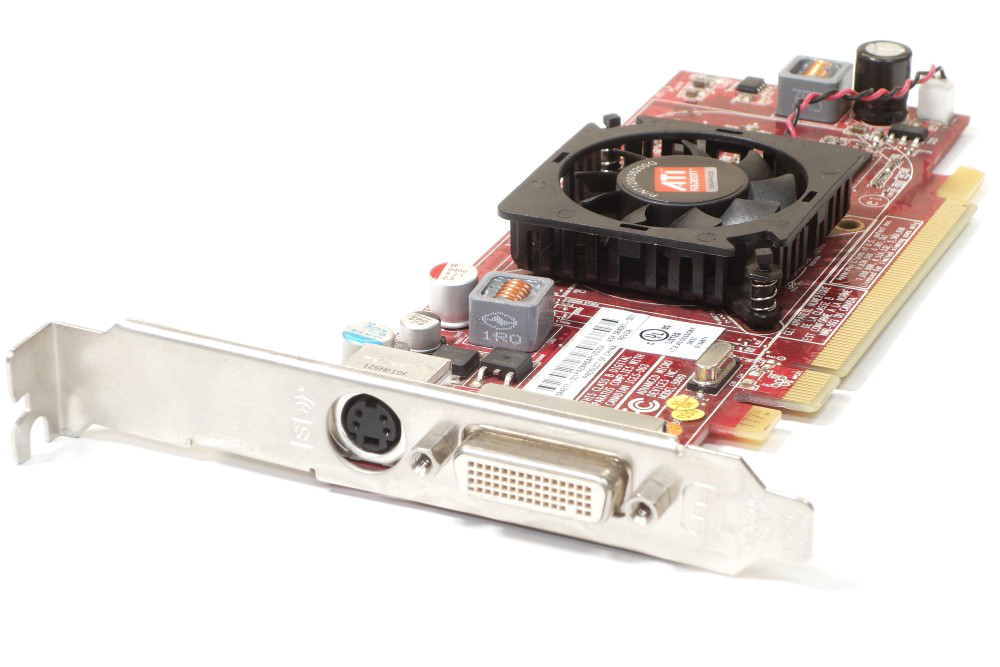 ATI Radeon HD4550 512MB DDR3 PCI Express PC Graphics Card DMS-59 HP ...