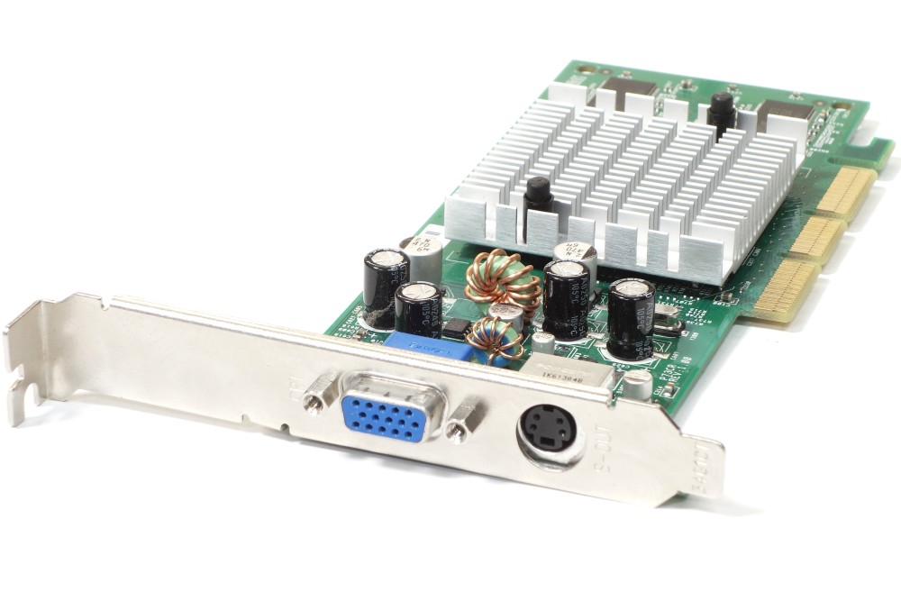 nVidia GeForce4 MX 420 64MB AGP-Universal Graphics Card VGA S-Video Dell 08Y483