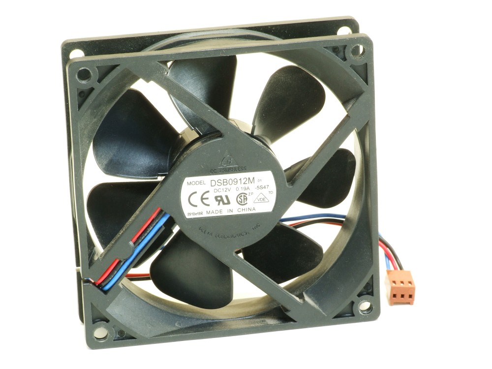 Delta DSB0912M 92x25mm Computer PC System Cooling Fan Lüfter DC12V 3-Pin 0.19A