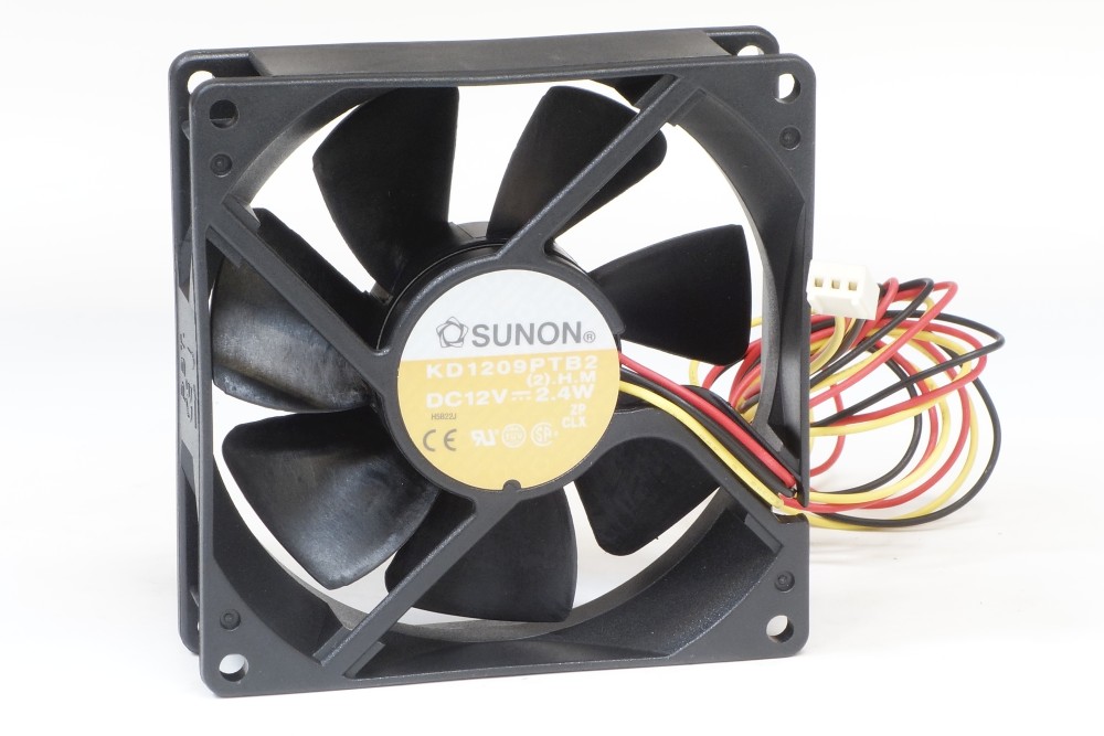 SUNON KD1209PTB2 92x92x25mm PC Server Ball Bearing Cooling Fan 3-Pin DC ...