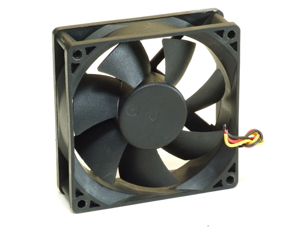 80x80x25mm ATX Computer PC Case Cooling Fan Gehäuse-Lüfter 2-Wire/2 ...