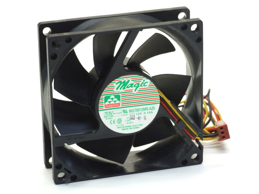 Protechnic Magic MGT8012MR-A25 PC Kühler Cooling Fan DC-12V 3-Pin 0.15A ...