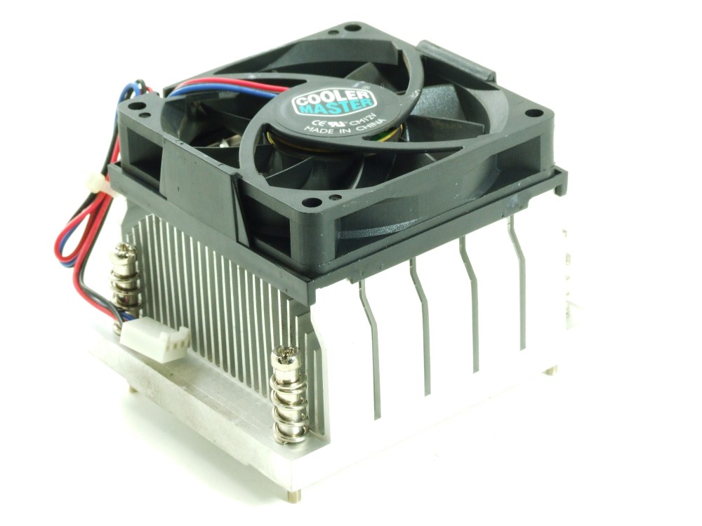 Cooler Master Socket 478 Intel 3-Pin CPU Heat-Sink Aluminium Kühlkörper 65mm Fan