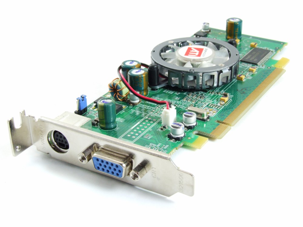 ATI Radeon X300SE 128MB Low Profile PCIe Graphic Card VGA TV-Out 1024 ...