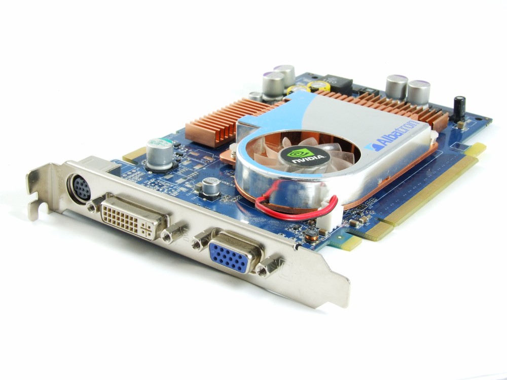 Albatron PCIe nVidia GeForce 6600GT 128MB DDR3 Graphics Card GPU DVI ...