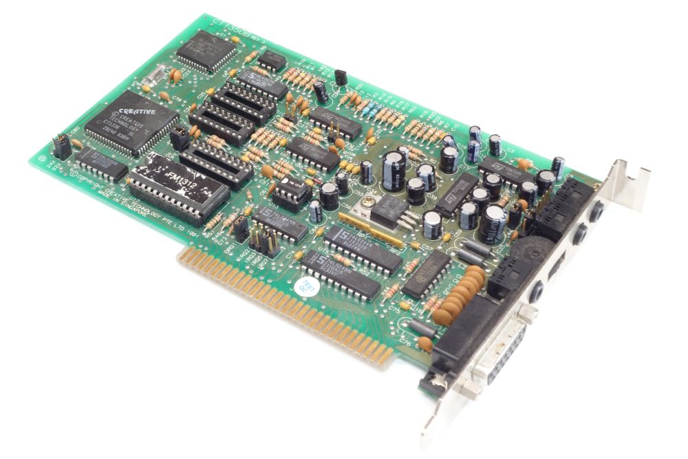 Creative Soundblaster 2.0 CT1350B 8 bit XT ISA OPL2 Audio-Card Retro ...