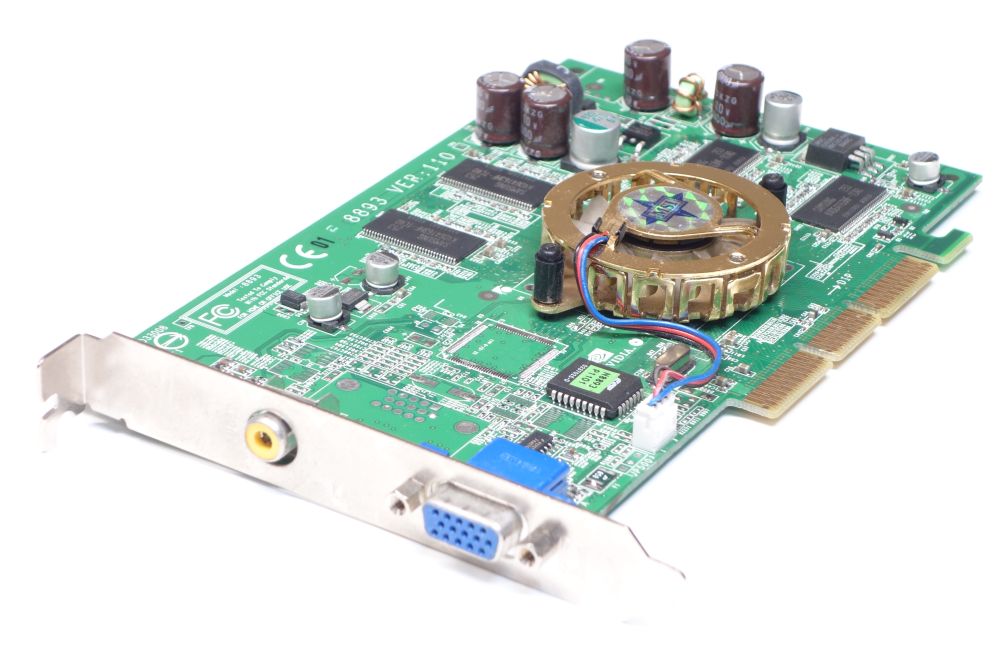 MSI nVidia GeForce MX440 64MB DDR RAM AGP 8x Graphics Card AV-In PC ...