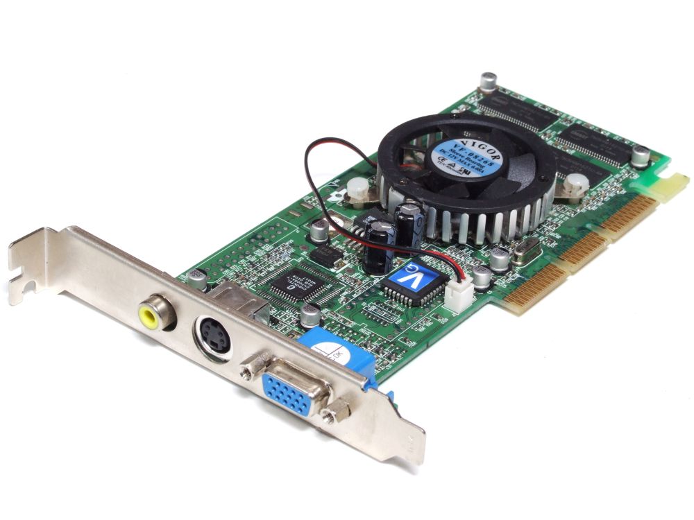 Vigor nVidia GeForce2 MX200 32MB AGP Universal Graphics Video Card ...
