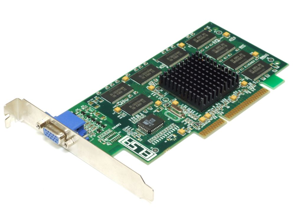 Elsa Erazor II A16SD 16MB RAM AGP passive VGA Graphics Video Card PC ...