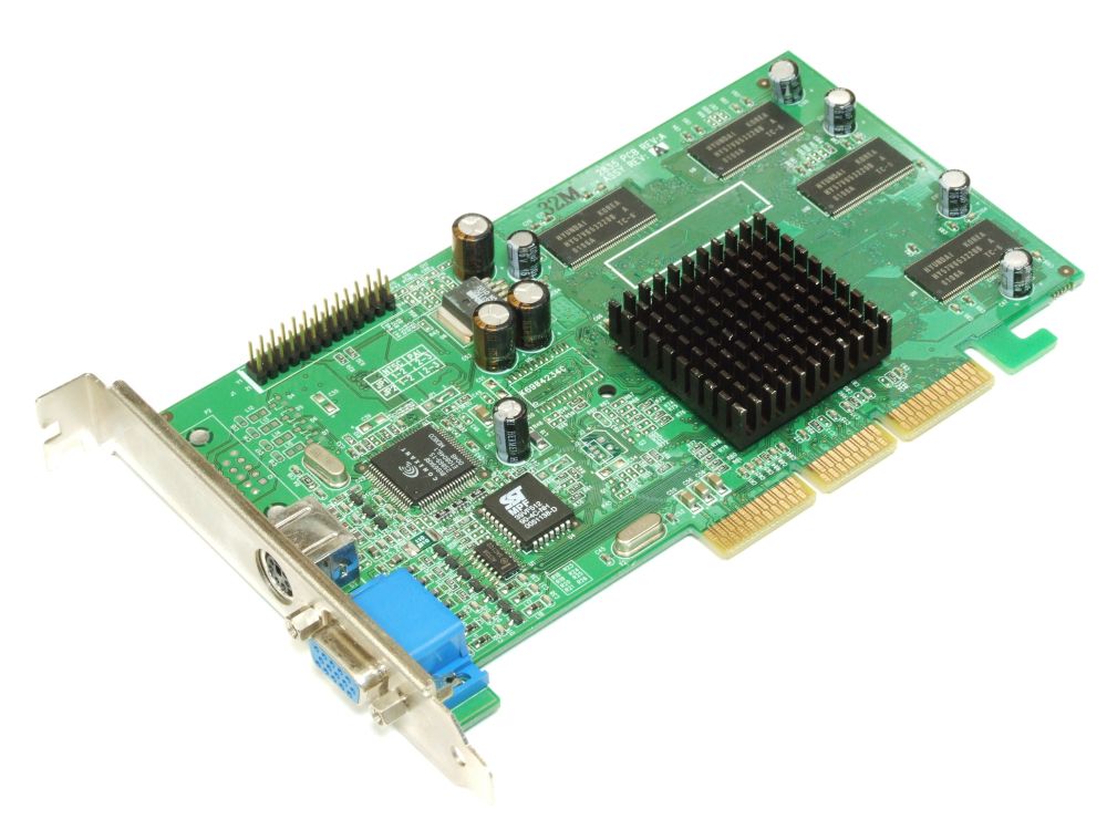 Leadtek nVidia GeForce2 MX Winfast 32MB 4L DDR AGP 4x PC Graphics Card ...