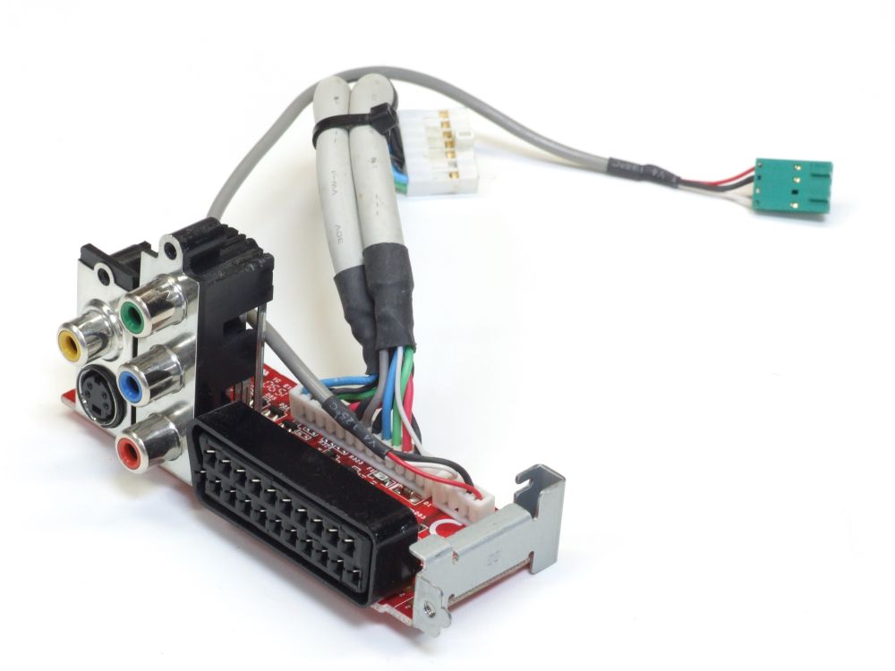 Medion MS-4073 Video Adapter Board Scart S-Video Cinch Composite ...