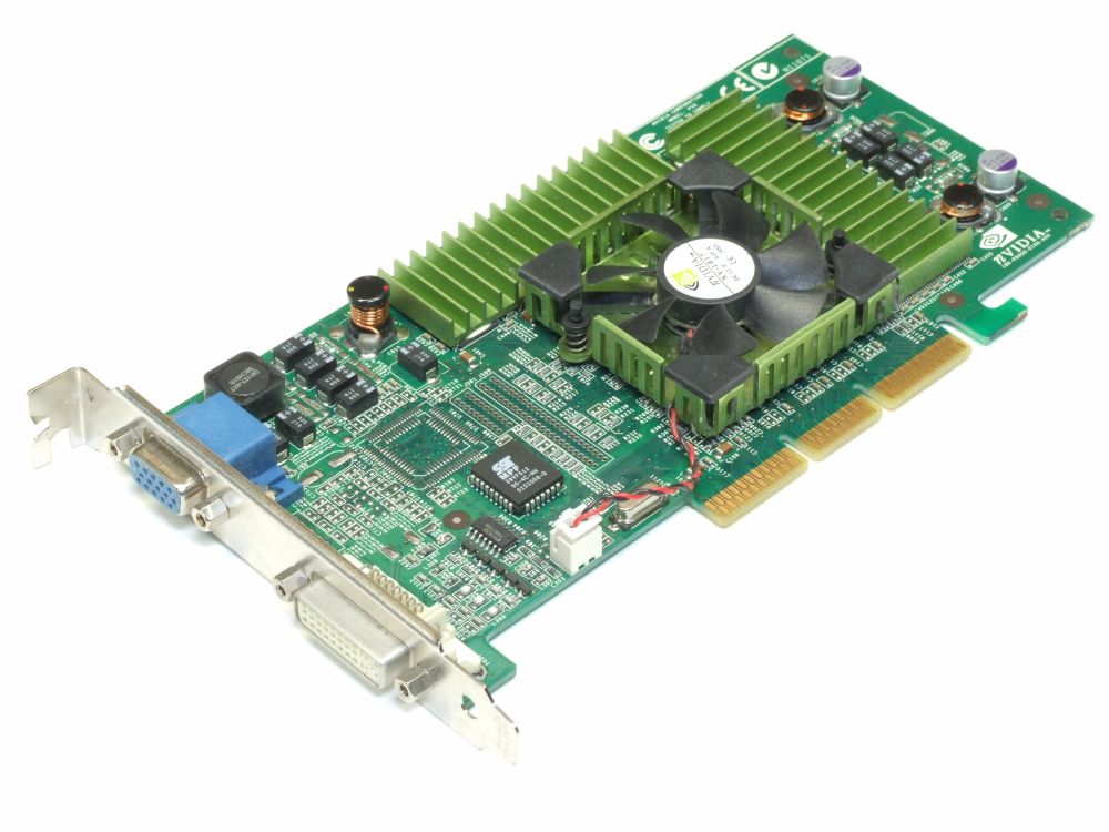 Dell 00C042 nVidia GeForce3 NV20 AGP Graphics Card 64MB RAM DVI VGA ...