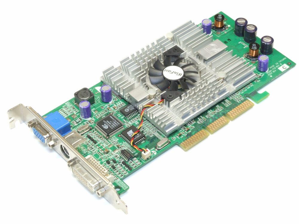 Leadtek Winfast Titanium 200 AGP Video Card 128MB nVidia GeForce3 Ti200 ...