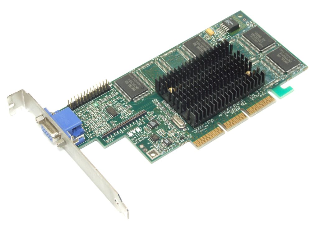 Matrox Millenium G400 16MB AGP PC Graphics Card G4+MILA/16/OEM S26361 ...