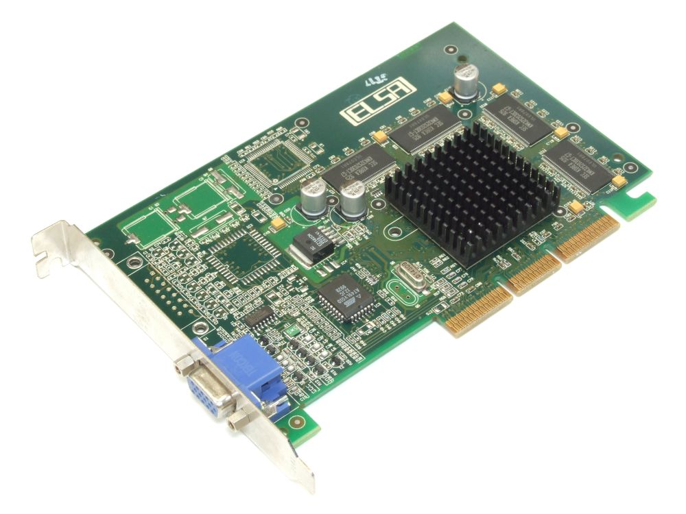 Elsa Erazor III-A32 AGP Graphics Card VGA 32MB RAM nVidia Riva TNT2 ...