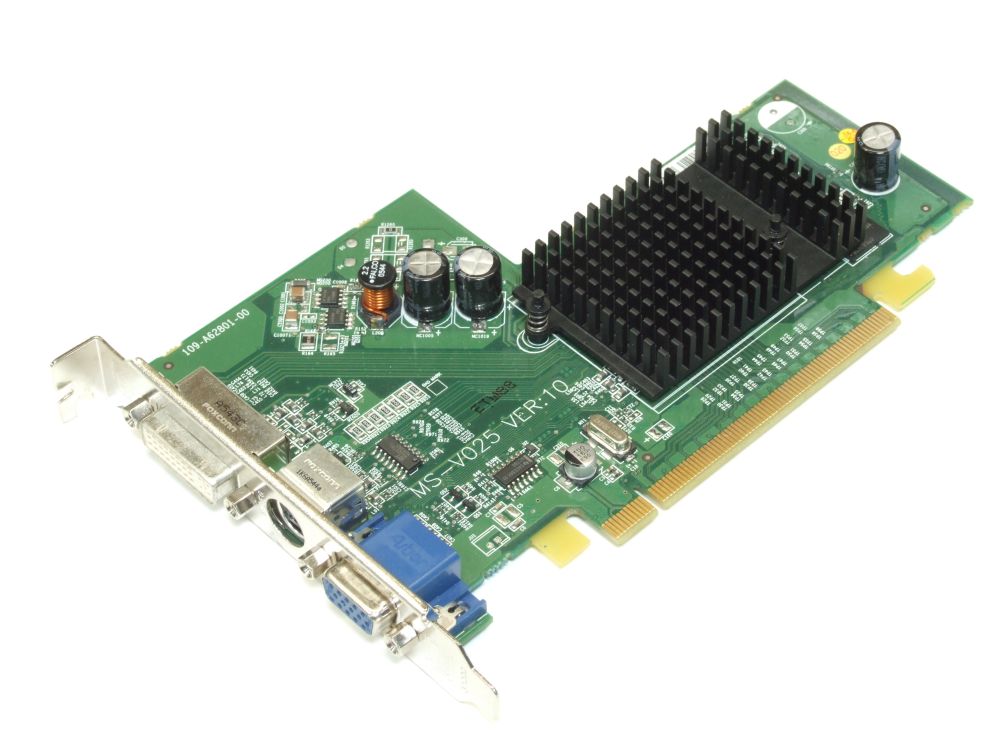 ATI Radeon X300 SE 128MB DVI VGA TV-Out PCIe Graphics Card MS-V025 Dell ...