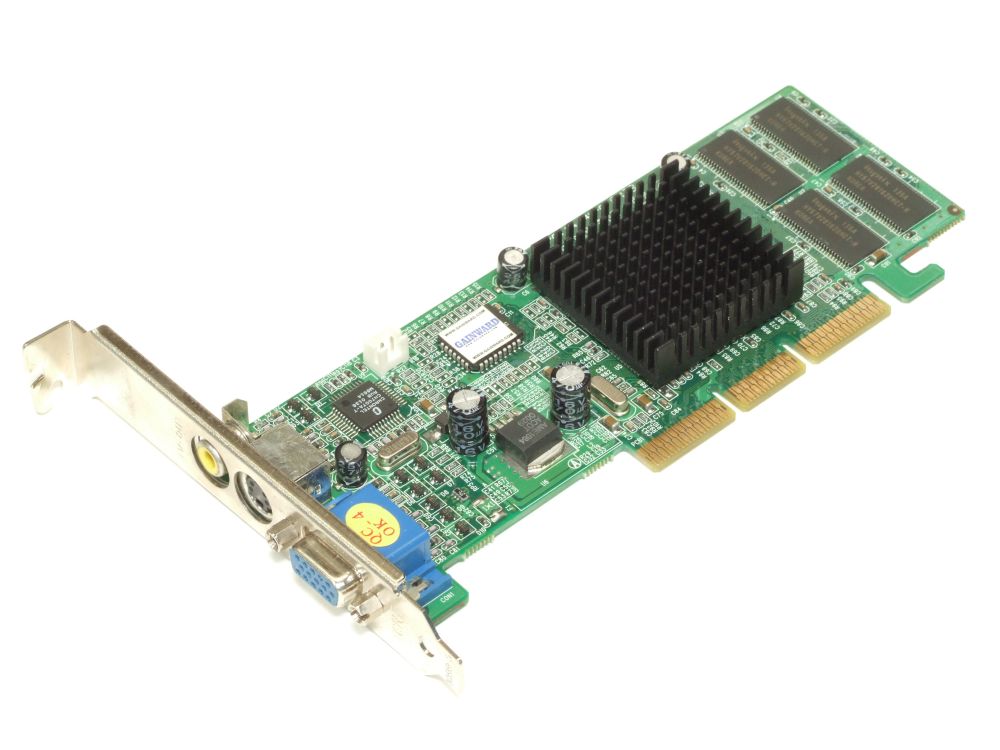 Gainward nVidia GeForce2 MX200 32MB AGP Graphics Video Card VGA-GWV06-A ...