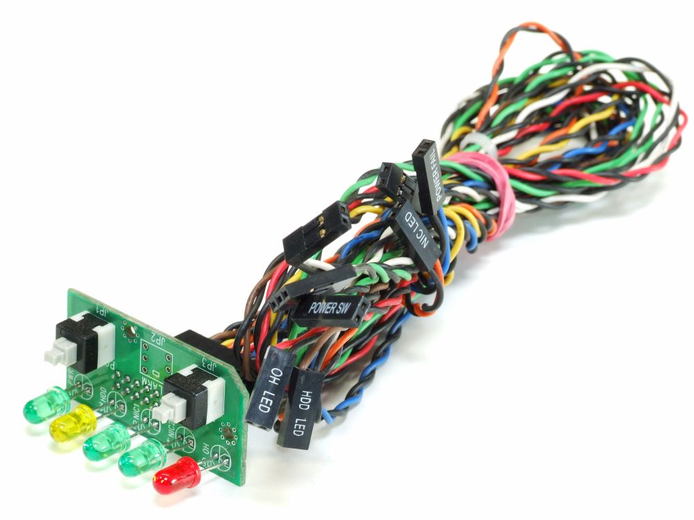 Supermicro FP1U LED Power Button Switch Front Panel PCB Board with ...