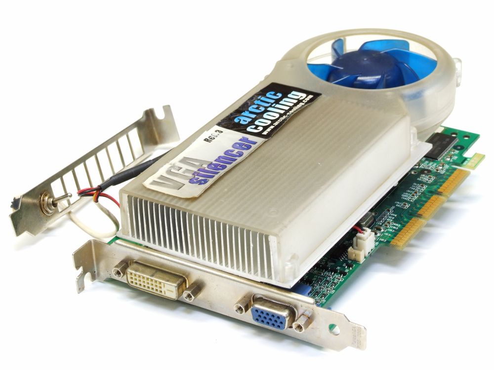nVidia GeForce256 64MB AGP Video Card w/ VGA Silencer Dell 0179CT B ...