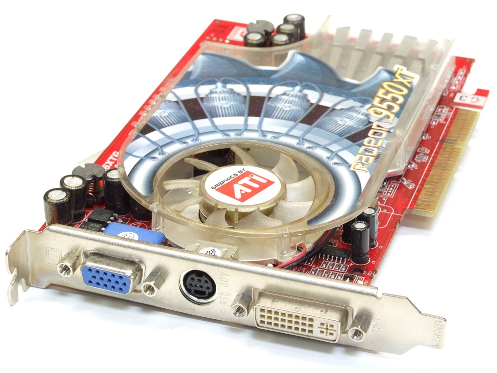 GeCube GC-R9550GU-C3 ATI Radeon 9550XT 128MB AGP Video Card/Grafikkarte ...