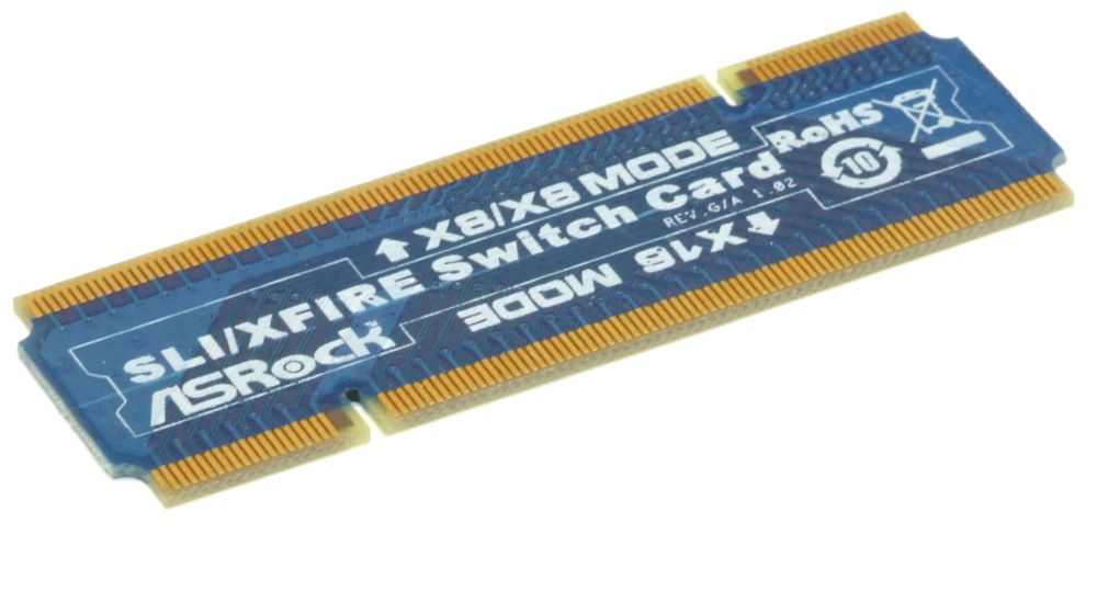 ASRock SLI/XFire Crossfire Video Card x8x8/x16 Mode Switch Card/Karte ...