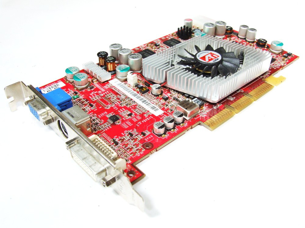 ATI Radeon 9800 Pro 128MB DVI VGA S-Video TV-Out AGP Graphics Card ...