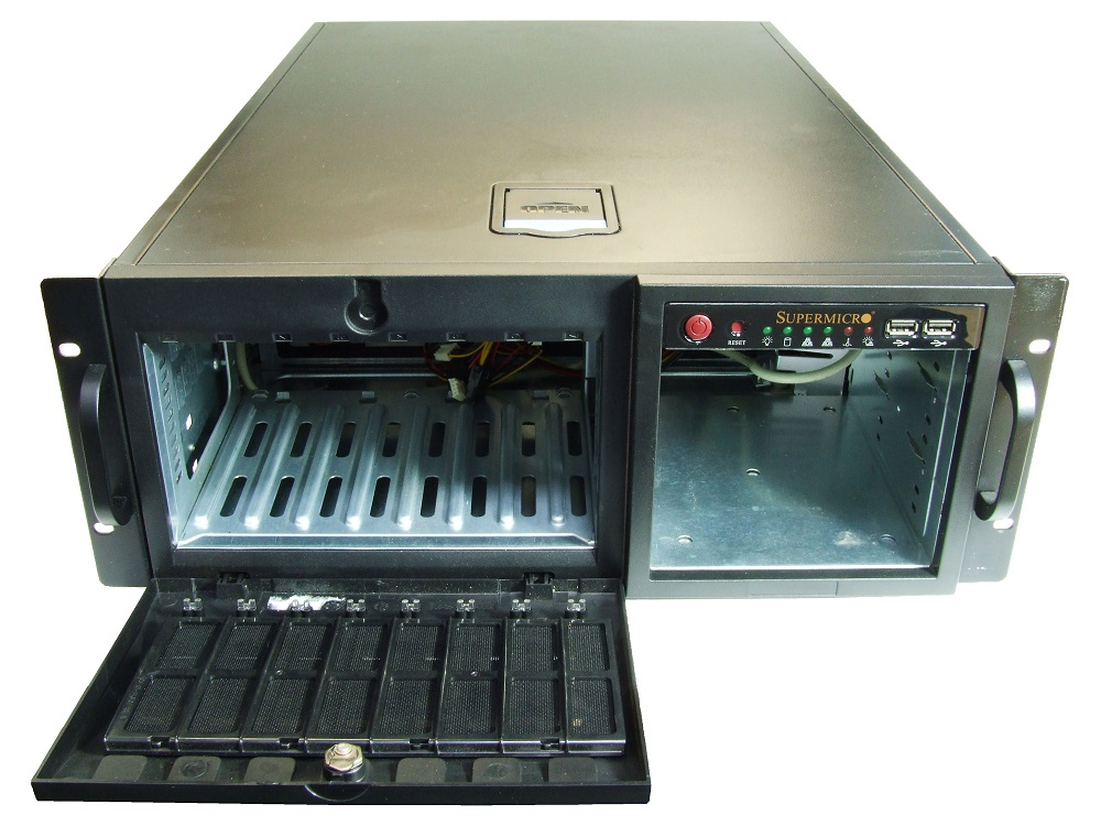 Supermicro SC745 19" Zoll 4U Rack Server Chassis Case 4HE Gehäuse black ...