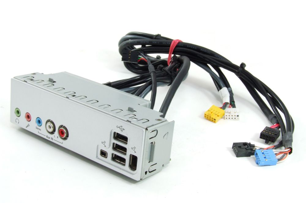 Medion Connect XL I/O Front Panel Einschub 5.25" Audio Aux In USB Mini ...