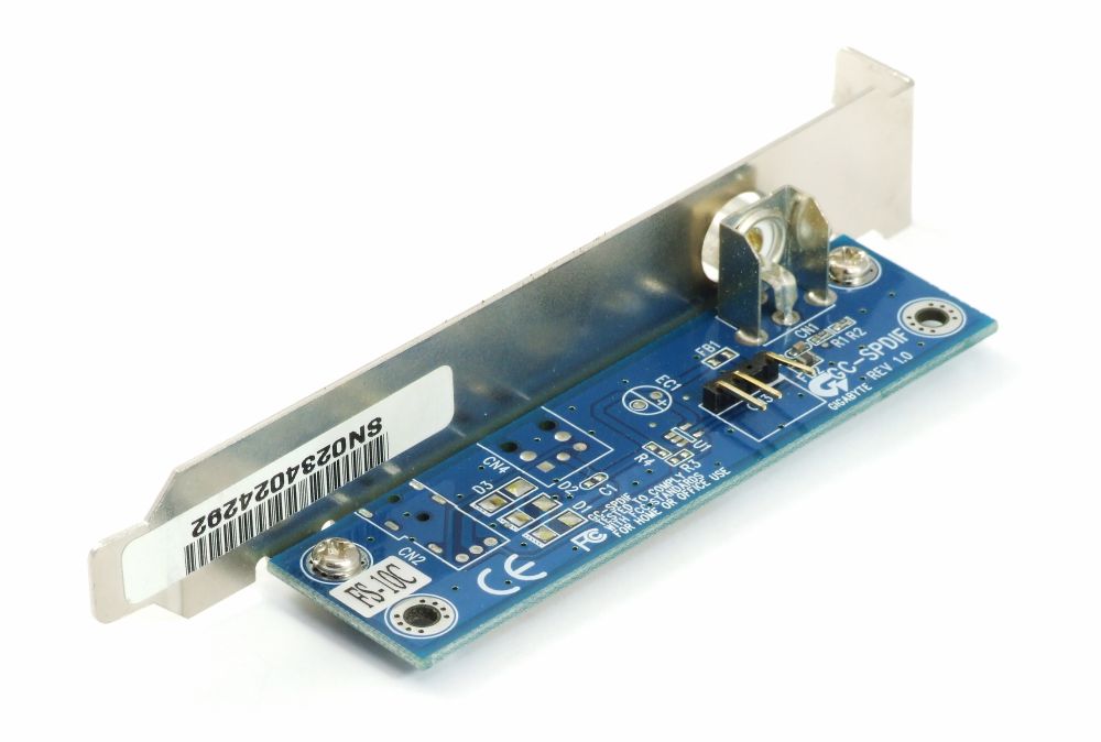 Gigabyte GC-SPDIF Composite Cinch Out Ausgang Mainboard Slot Bracket ...