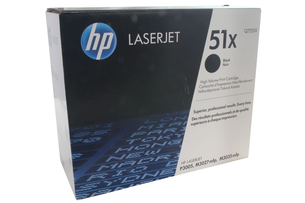 HP Q7551X LaserJet P3005 M3027mfp M3035mfp Original Print Cartridge ...