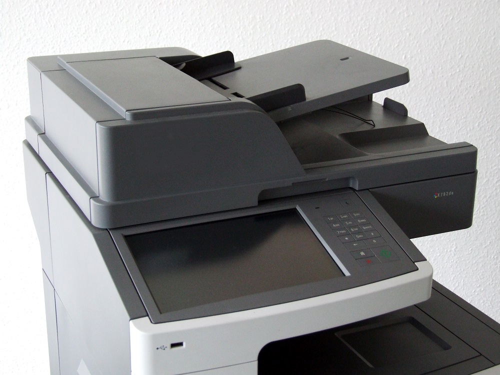 Lexmark X792de Color Copier Network Printer Multifunktionsgerät Drucker Kopierer