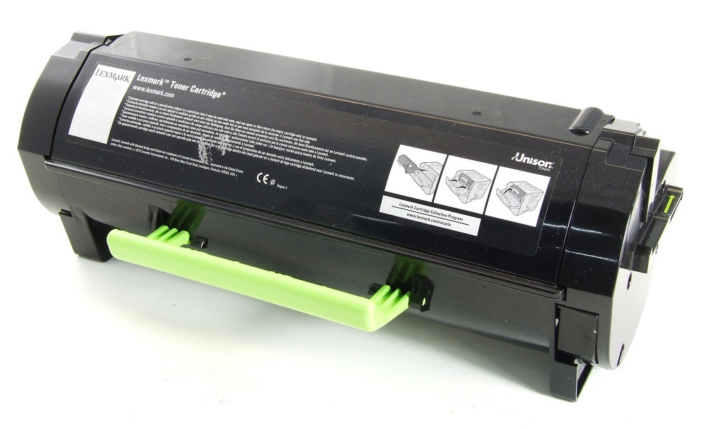 4x empty Lexmark Toner Cartridge f/ Refill Patrone leer 502UE MS510 ...