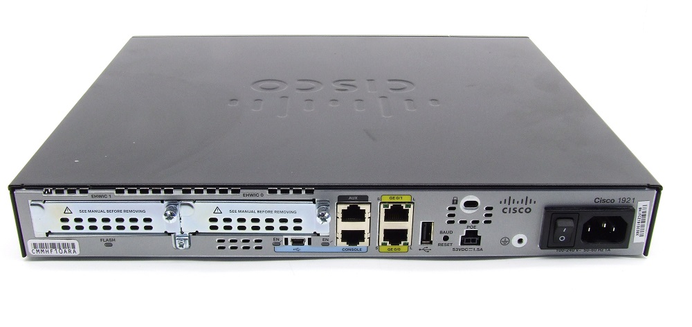 Cisco 1921 Integrated Services Router 2x EHWIC GBE CISCO1921/K9 V05 341 ...
