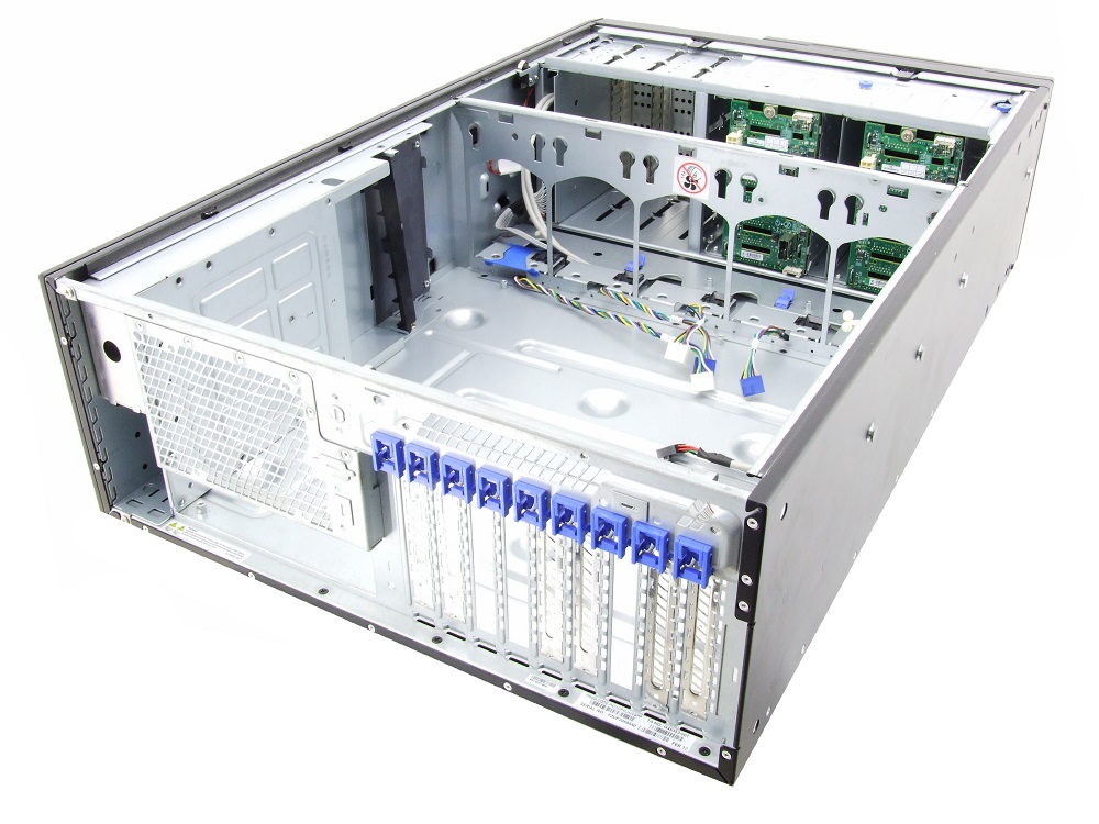 Intel P4000M Tower 4U 19" Rack Server Chassis Gehäuse 16-Port SAS HDD ...