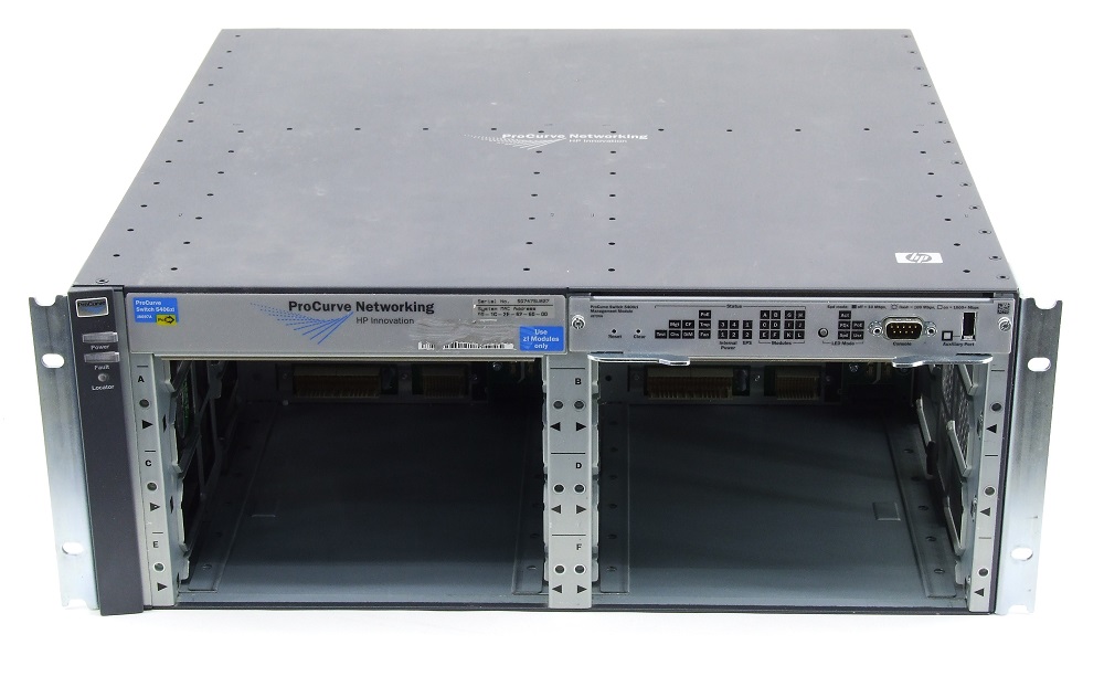 HP ProCurve Switch 5406zl Chassis J8697A RSVLC-0503 J8697-80099 875W ...