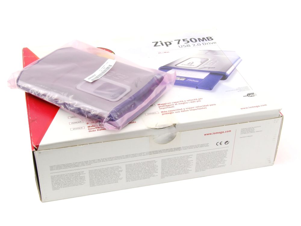 Iomega Zip 750MB USB 2.0 External Drive Portables Externes Disketten ...