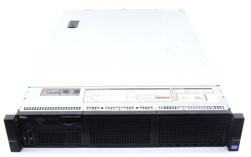 Dell EMC SC8000 Compellent 2HE Gehäuse 2U 19" Storage Server Chassis ...