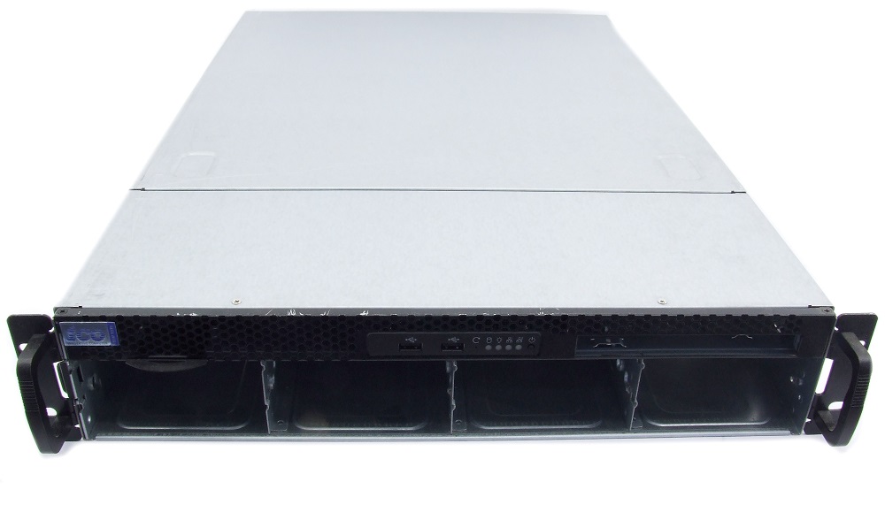 Chenbro RM23608 H01 Server Chassis 2U 19" Rack 2HE Gehäuse Case 8x 3.5 ...