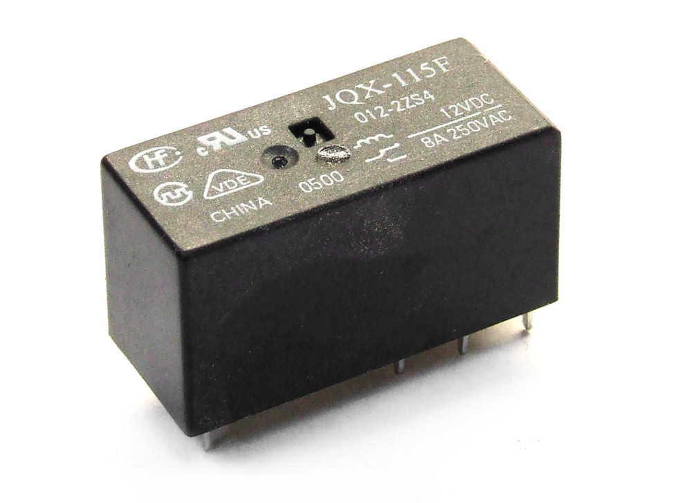 Hongfa PCB Miniature Power Relay Hochleistungs-Relais 12 VDC 8A 250 VAC ...