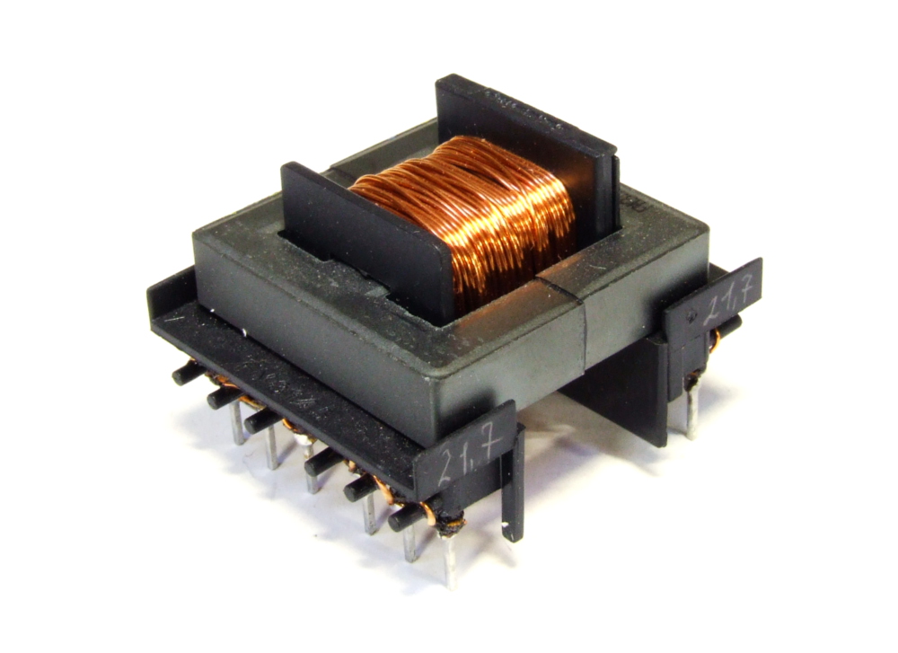 Salcomp PCB Transformer / Trafo Transformator 11-Pin FM-3304 Ferrite E ...