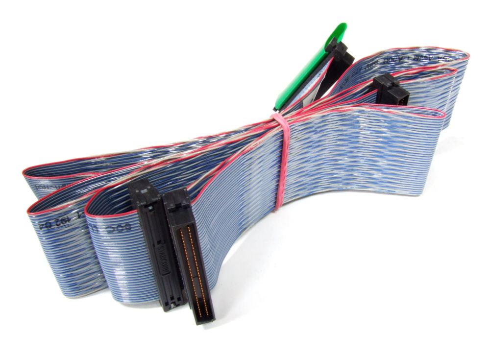 1.5m HDD SCSI 68-Pin 4-Connector Male Internal Server Flat Ribbon Cable ...