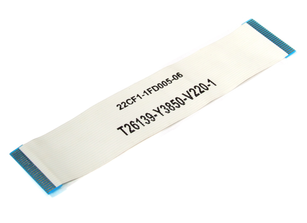 26-Pin Pol Ribbon Cable 30V AWM-2896 VW-1 80C / Flach-Kabel 120x26mm ...