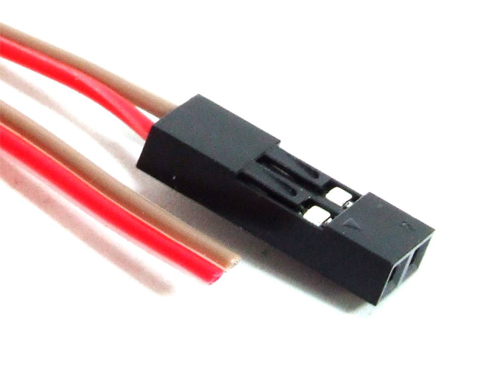 2-Pin Crimp Housing Connector Reset Power Switch Cable Brown Red ...