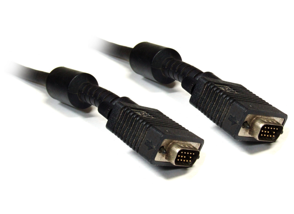 1m 3ft DB-14-Pin Male/Male VGA Connector Display Graphics Cable ...
