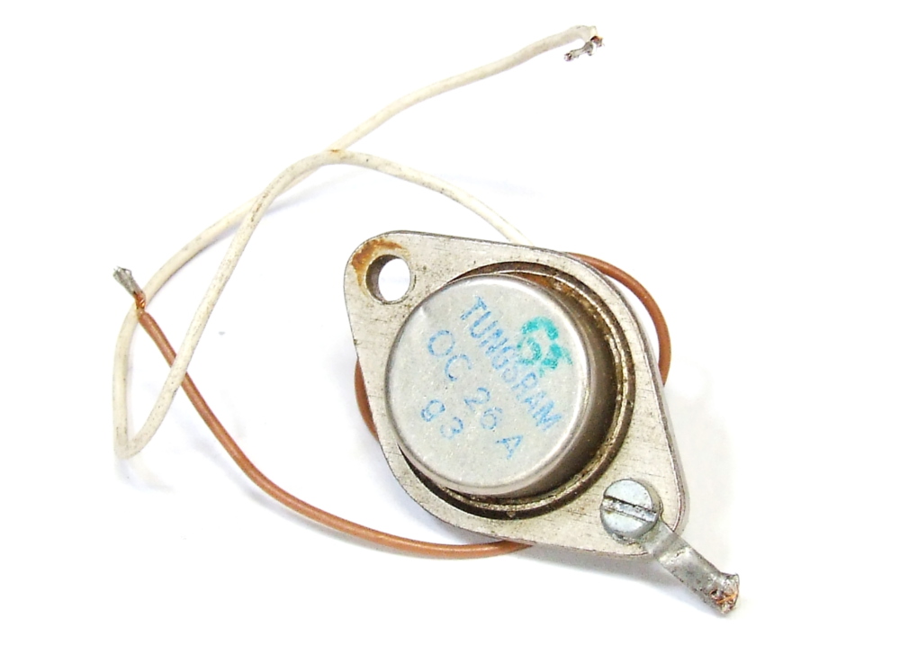 Tungsram OC-26-A PNP Germanium Power Transistor w/ Cables TO-3 40V 3.5A ...